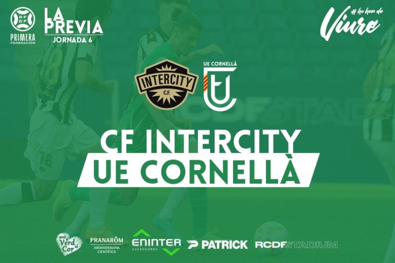 CF INTERCITY - UE CORNELLÀ (JORNADA 6) - Unió Esportiva Cornellà